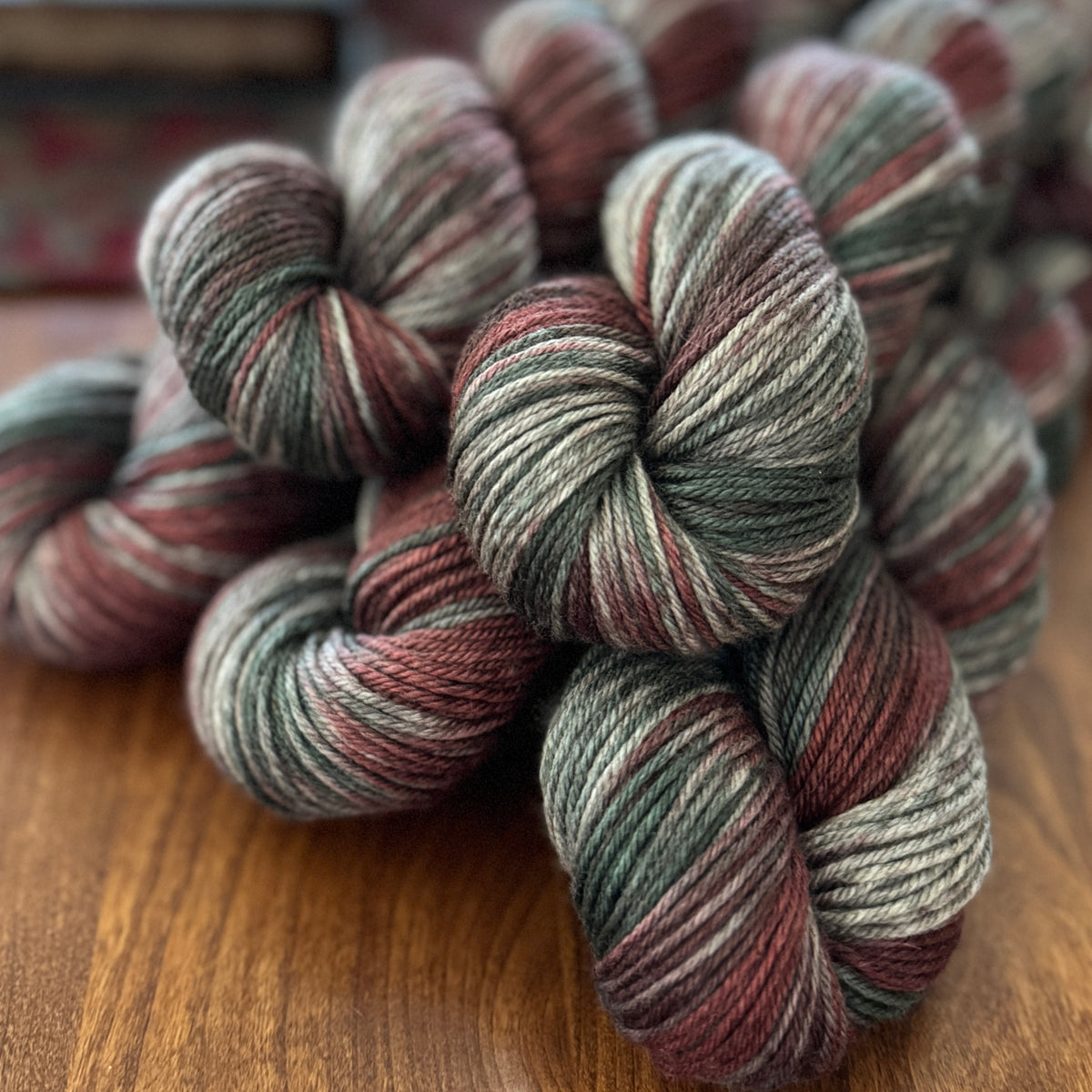 DK Yakity Yak Yarn - December Birth Flower - Holly – Greenwood Fiberworks