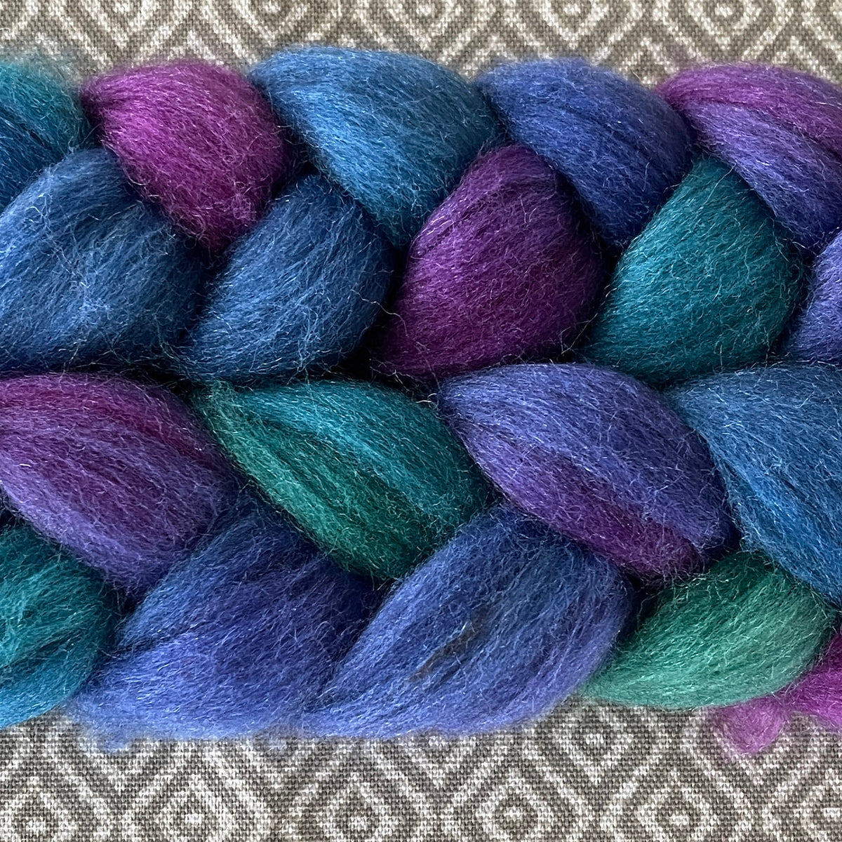 Merino Yak Silk Roving - Carnival – Greenwood Fiberworks