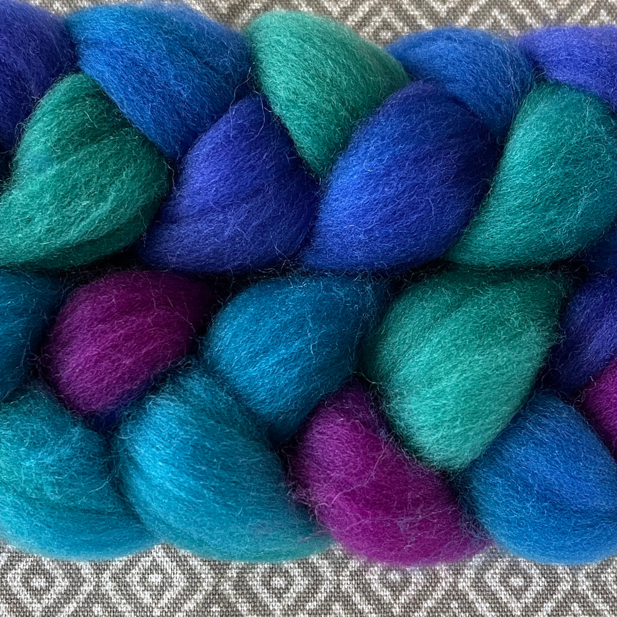 Polwarth Wool Roving - Carnival – Greenwood Fiberworks