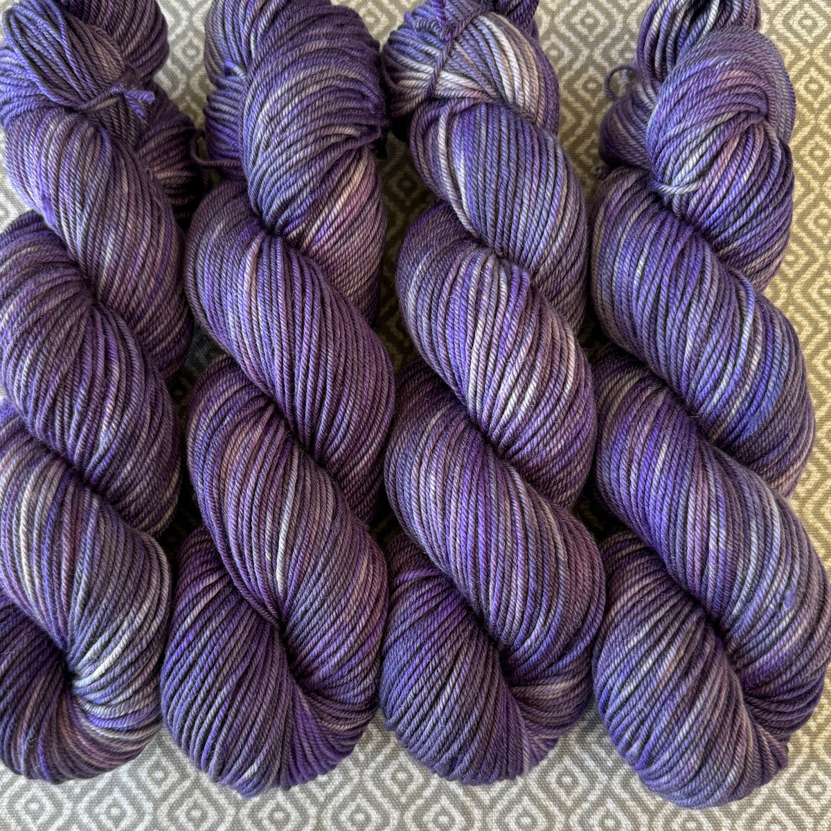 Luxe Yarn - February Birth Flower - Violet – Greenwood Fiberworks