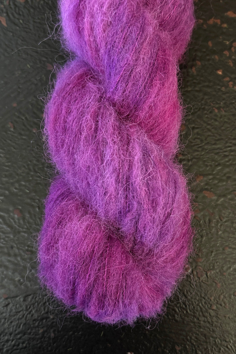 Halo Yarn - Orchid Semi Solid – Greenwood Fiberworks