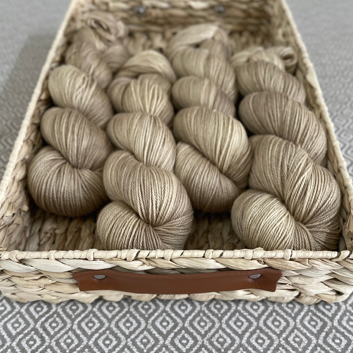 Indulgence Yarn - Sand Semi-Solid – Greenwood Fiberworks