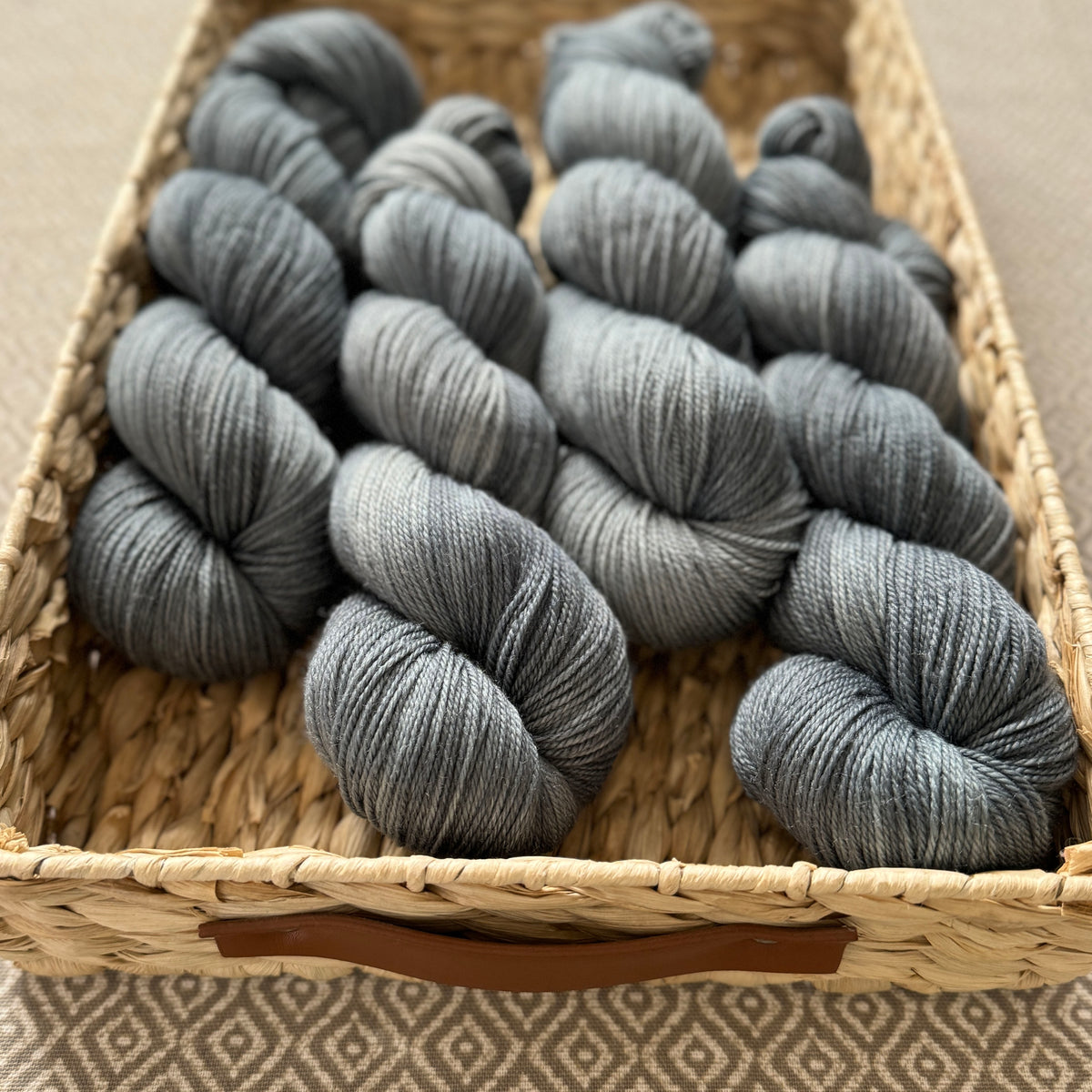Indulgence Yarn - Steel Semi-Solid – Greenwood Fiberworks