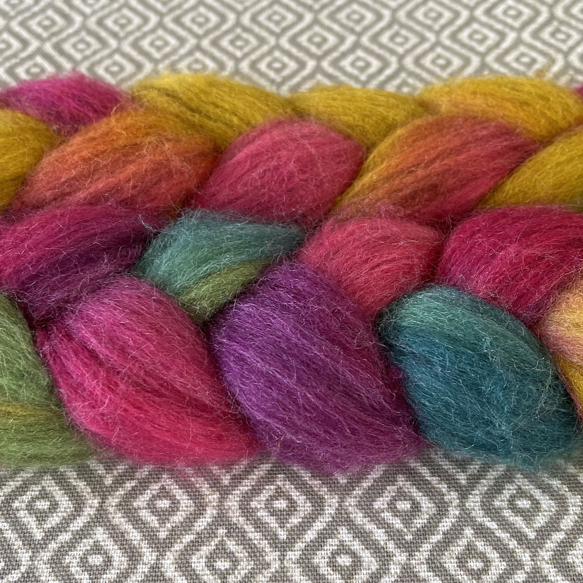 Merino Yak Silk Roving - Arcade – Greenwood Fiberworks