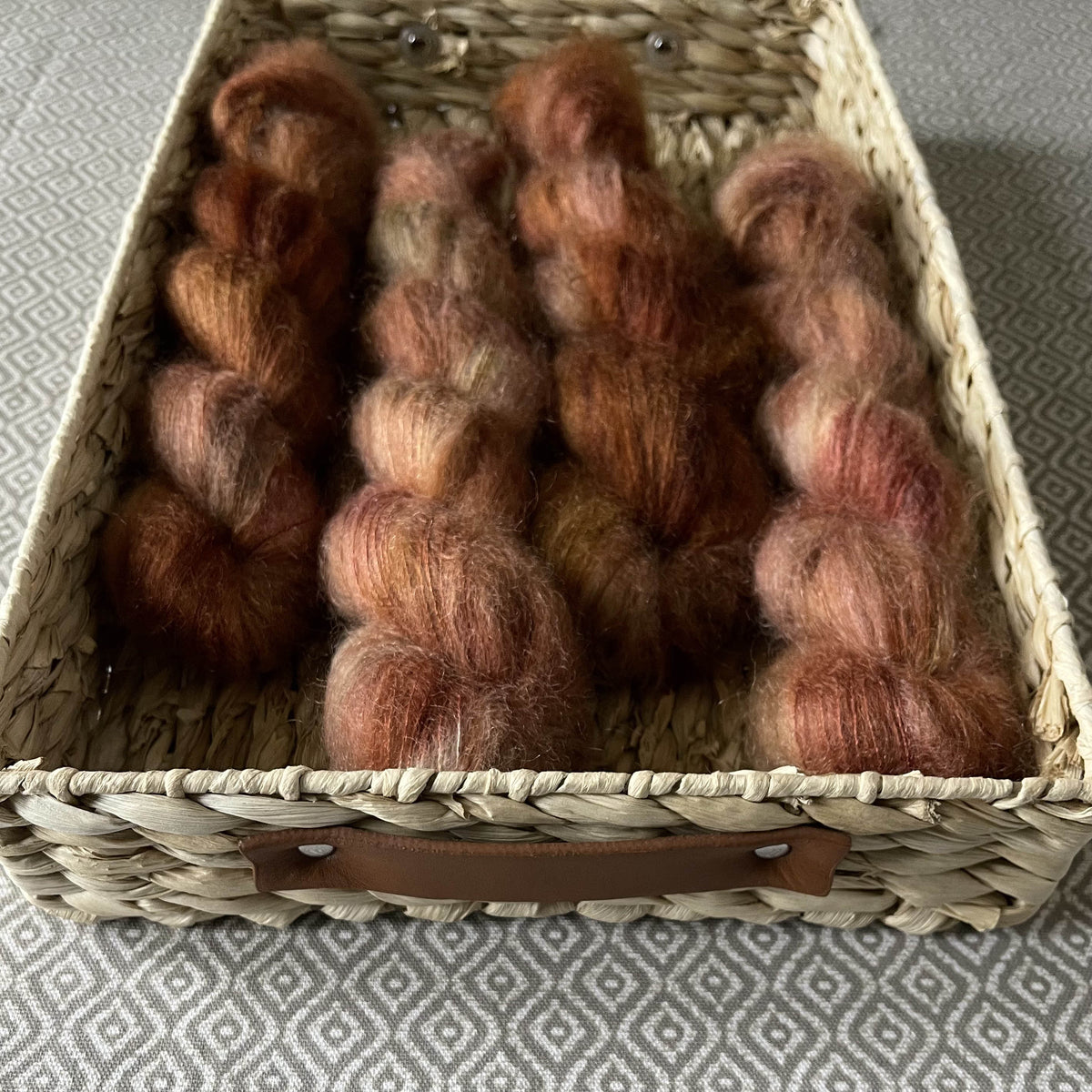 Fine Fluff Yarn - Autumn Flame – Greenwood Fiberworks