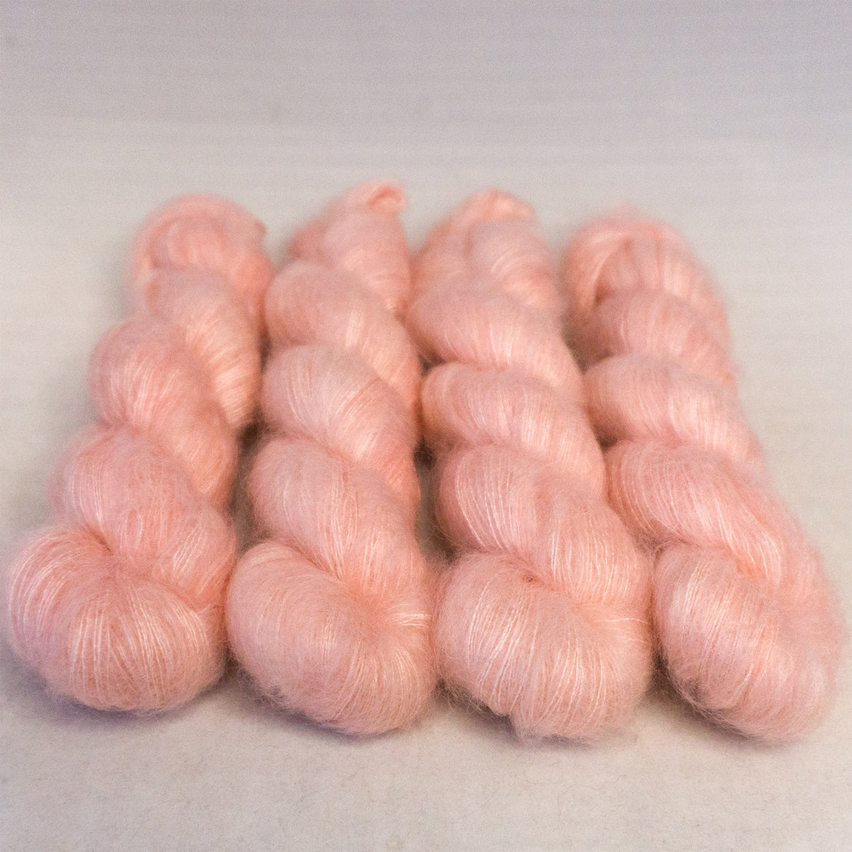 Fine Fluff Yarn - Blush Semi Solid – Greenwood Fiberworks