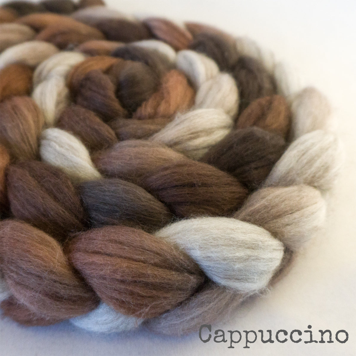 Merino Yak Silk Roving - Cappuccino – Greenwood Fiberworks