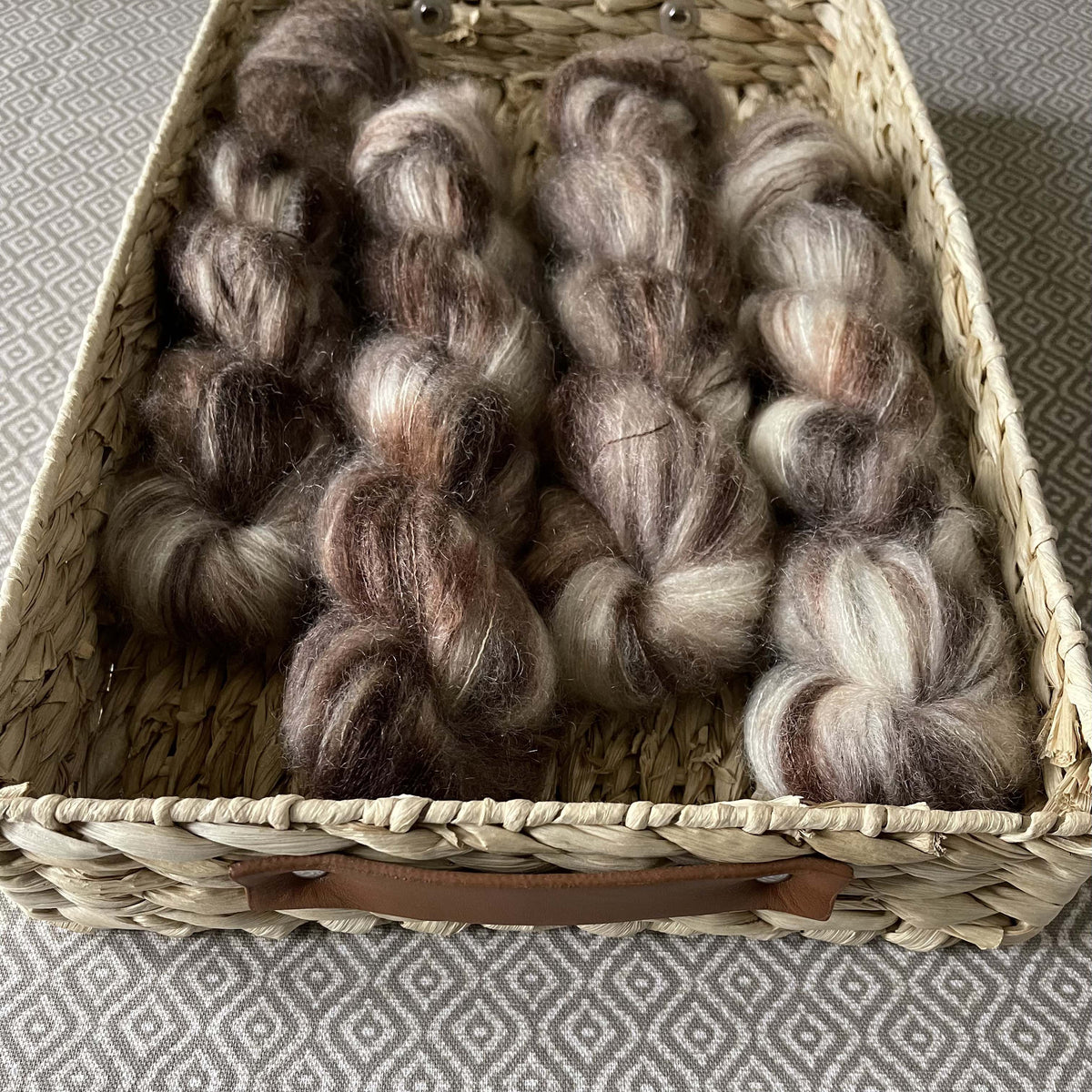 Fine Fluff Yarn - Cappuccino – Greenwood Fiberworks