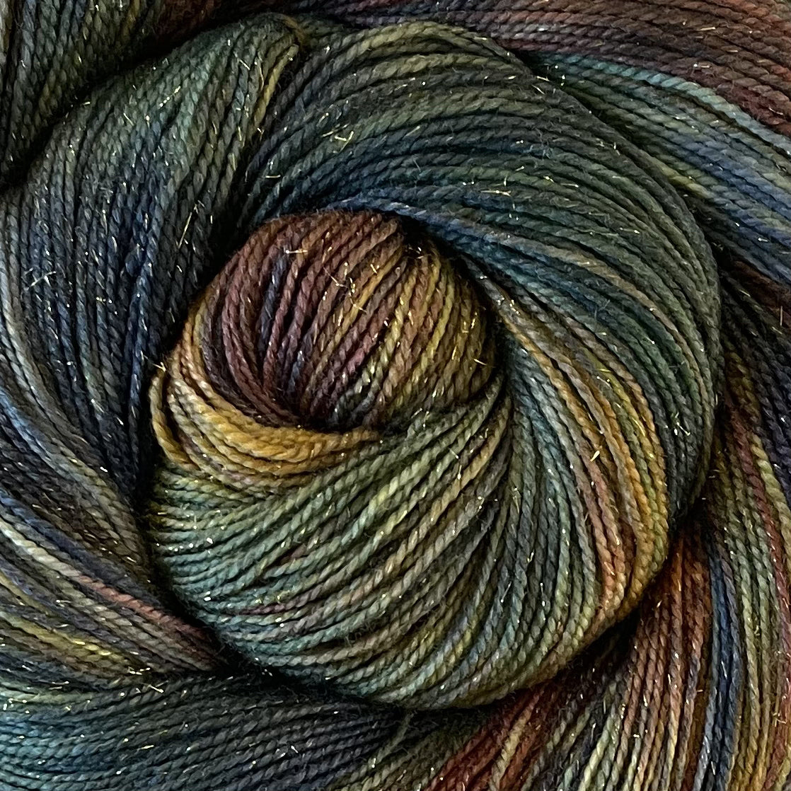 Dust Yarn (Sparkle) - Variegated – Greenwood Fiberworks