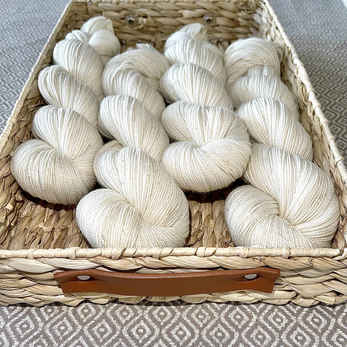 Gold Dust Yarn - Natural – Greenwood Fiberworks