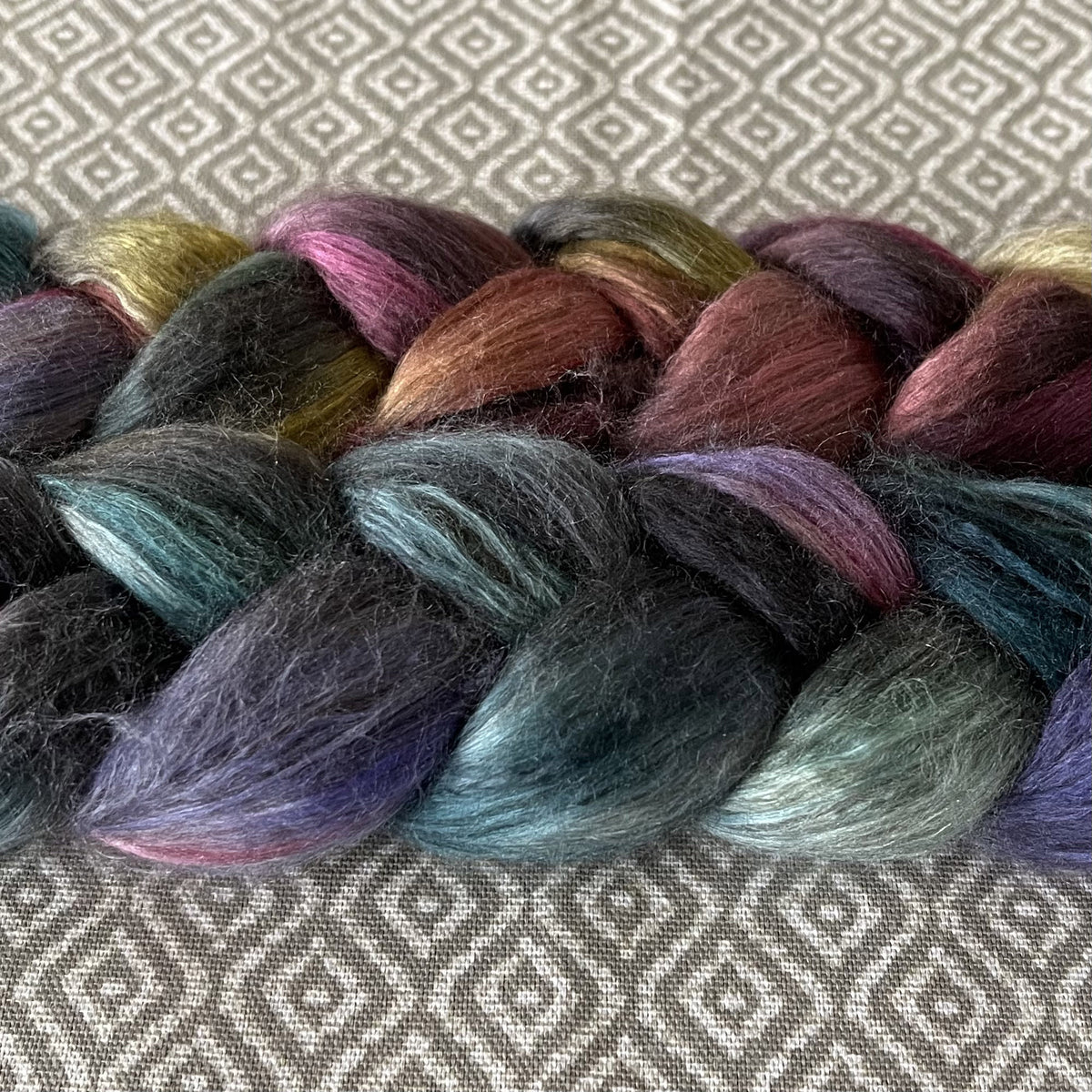 Yak Silk Roving - Opal – Greenwood Fiberworks