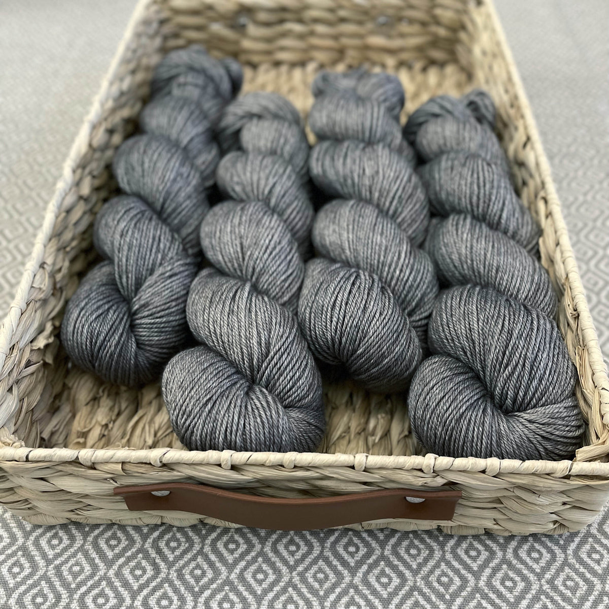 DK Yakity Yak Yarn - Powder Semi Solid – Greenwood Fiberworks