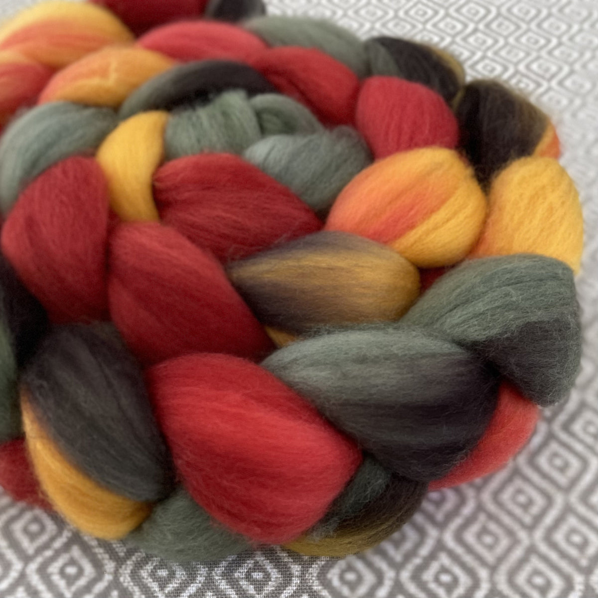 Polwarth Wool Roving - Sunflower – Greenwood Fiberworks