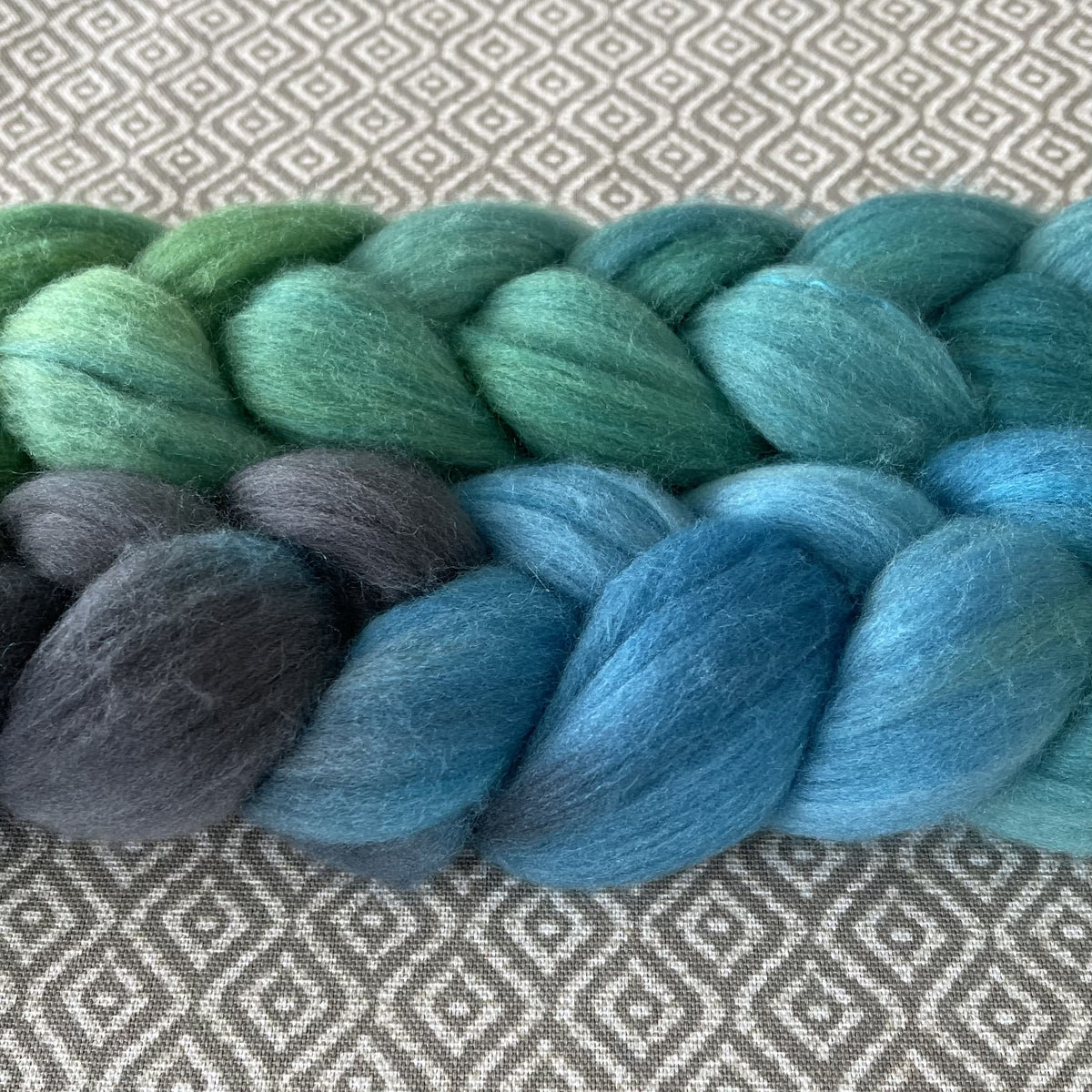 Merino Silk Cashmere Roving - Turquoise – Greenwood Fiberworks