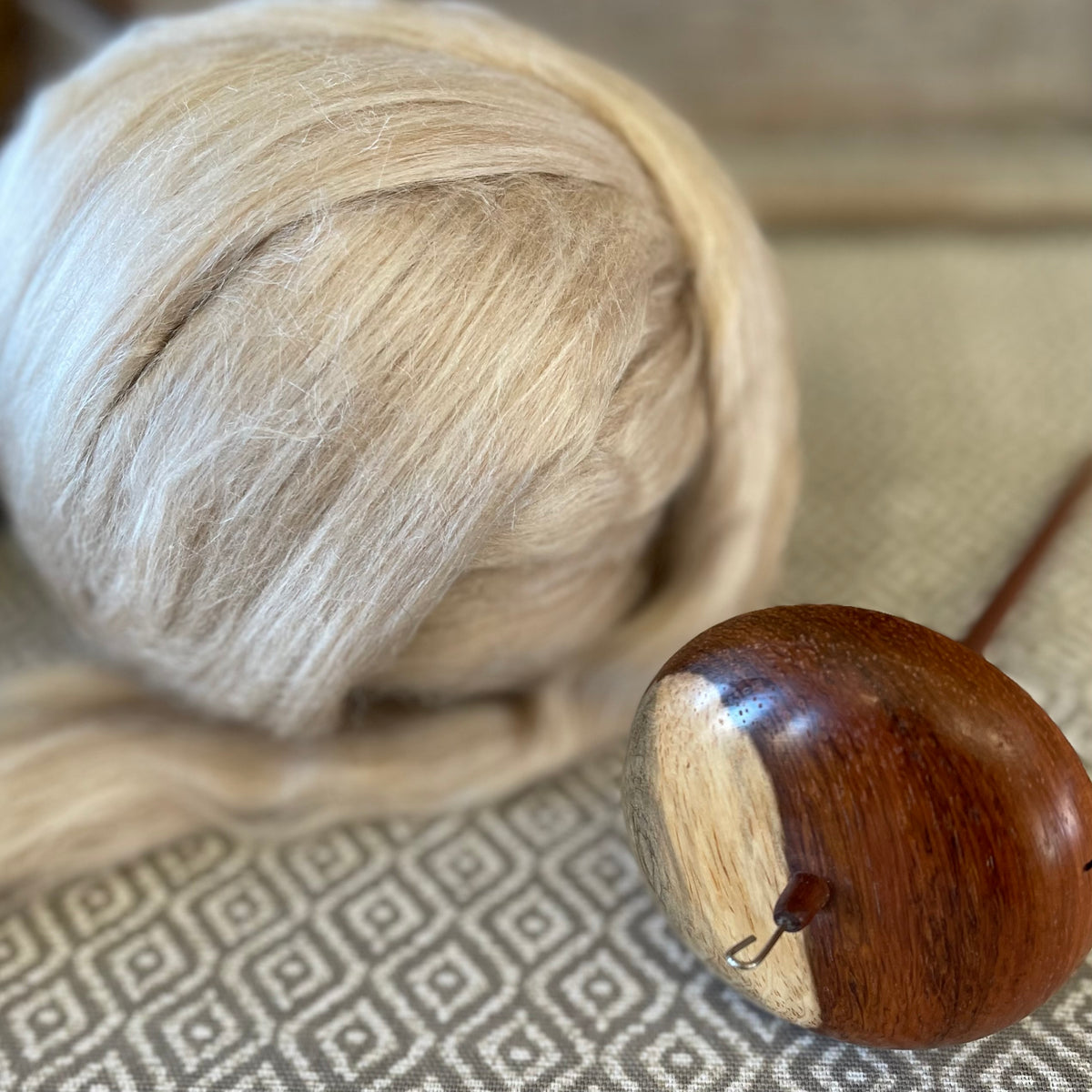 Camel Silk Roving - Natural – Greenwood Fiberworks